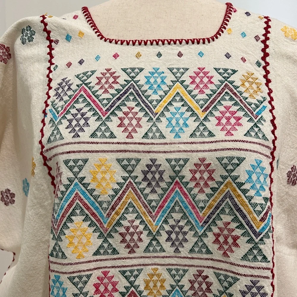New HandMade | Huipils | Mexican Womens Amuzgo Dress Huipil Tunic ...